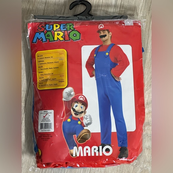 rubie’s | Other | Vintage 20 Super Mario Nintendo Costume Small Adult ...
